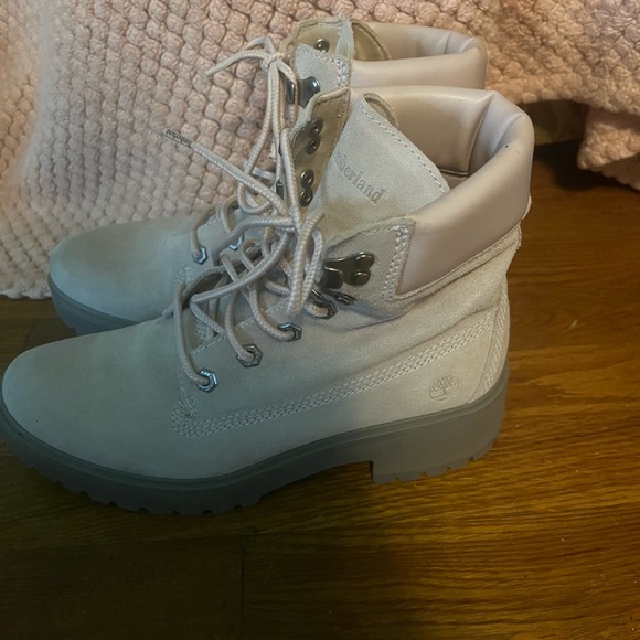 Timberland | Shoes | Timberland Light Pink Boots | Poshmark